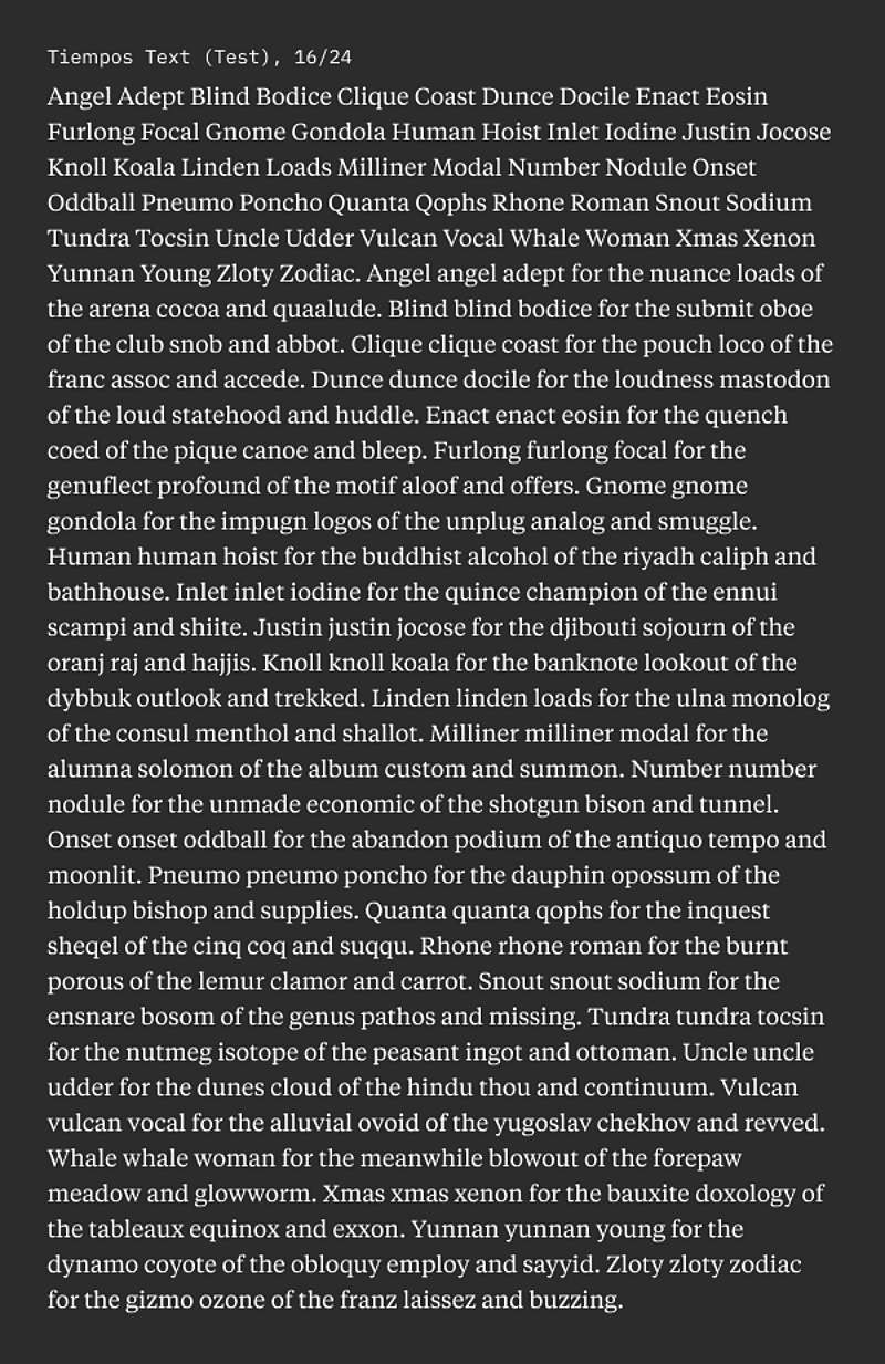 Nathan Snelgrove | Redesign: Selecting Type